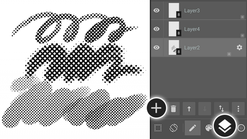 [Android] How to Use Materials (Tiles, Tones, and Items) | MediBang Paint