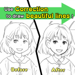 Use Correction to draw beautiful lines! | MediBang Paint
