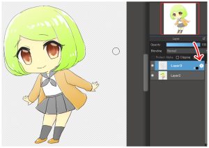 Easily change the color of your line art with 8bit layers | MediBang Paint