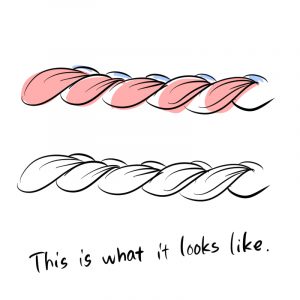 How to draw braids | MediBang Paint