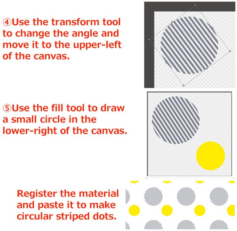 Let’s make an original pattern using Medibang 3 [with practical ...