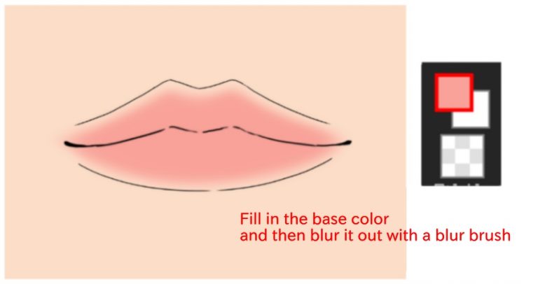 How to draw glossy, attractive lips | MediBang Paint