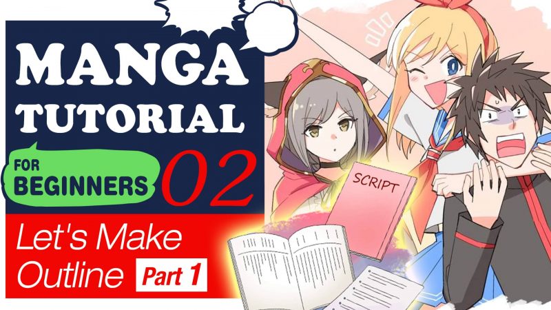 Manga Tutorial for Beginners 02 Let's Make Outline (Part 1) | MediBang ...