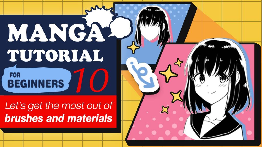 Manga Tutorial for Beginners Vol.10 Let's get the most out of brushes ...