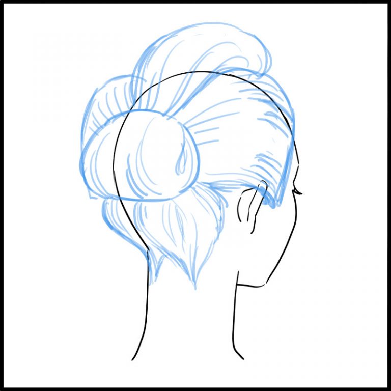 EASY! Drawing Japanese Hair ♪ | MediBang Paint - the free digital ...