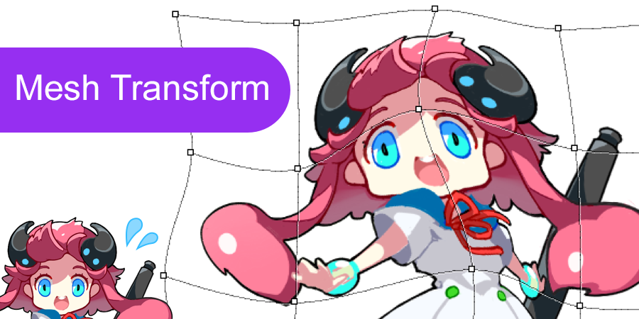  PC How To Use Mesh Transform MediBang Paint The Free Digital Painting And Manga Creation 