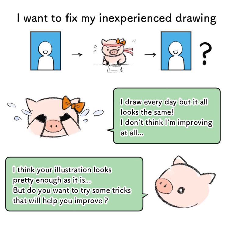 【For super beginners】I want to fix my inexperienced drawings! 4 tips ...