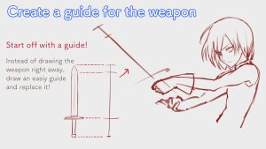 【For Beginners】Poses with Weapons ~Part 1~【Making】 | MediBang Paint ...