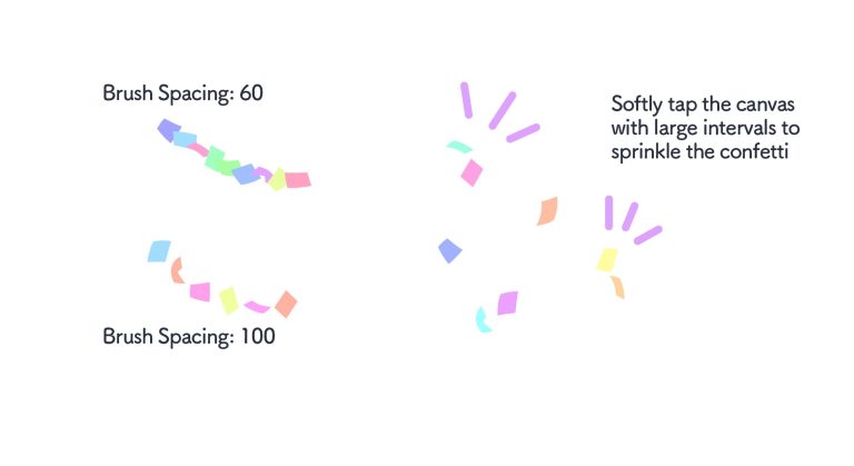 【Useful for Backgrounds】Drawing Confetti & Using the Confetti Brush ...