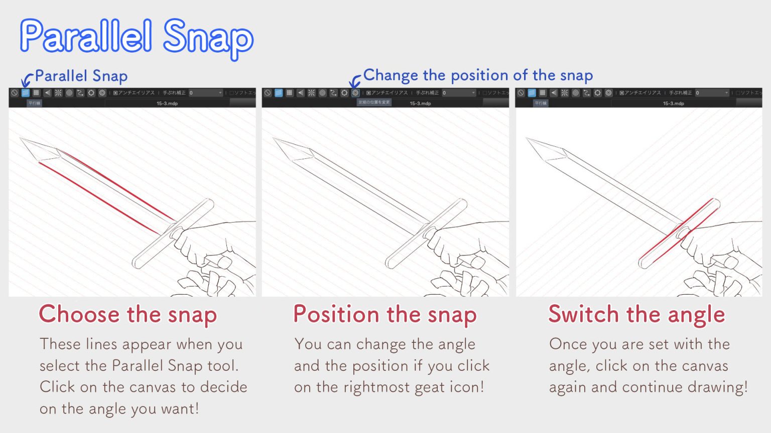 【For Beginners】Poses with Weapons ~Part 1~【Making】 | MediBang Paint ...