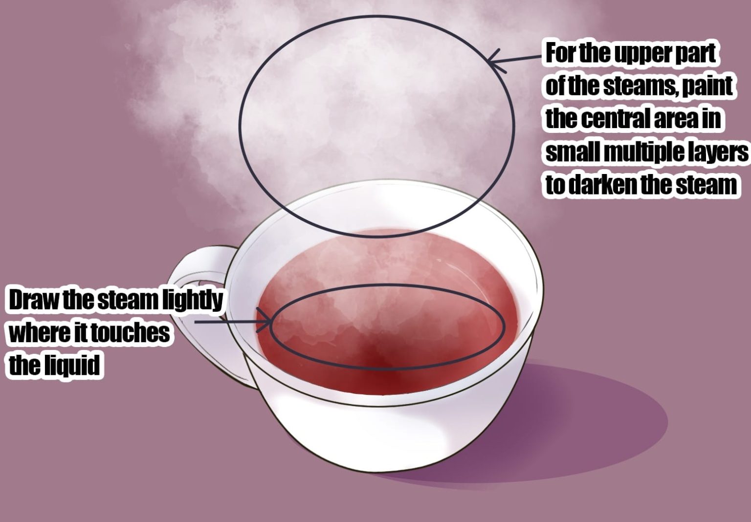 Fácil com o pincel! Como desenhar o vapor | MediBang Paint - the free ...