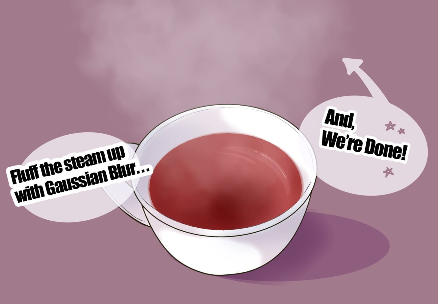 Fácil com o pincel! Como desenhar o vapor | MediBang Paint - the free ...