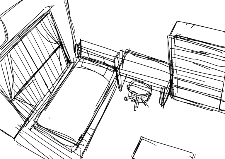 Manga Tutorial for Beginners 12: Let's Draw a Room Interior in ...