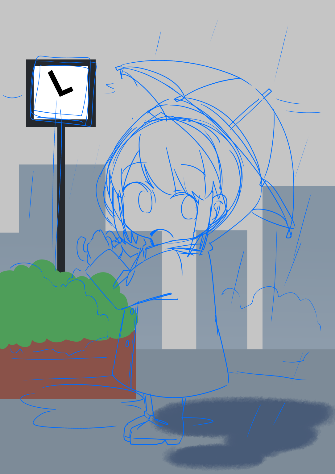 Draw Illustrations of a Rainy Day! | MediBang Paint - the free digital ...