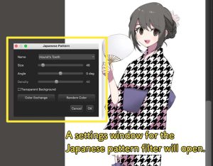 Draw a yukata using Japanese pattern filters! | MediBang Paint - the ...