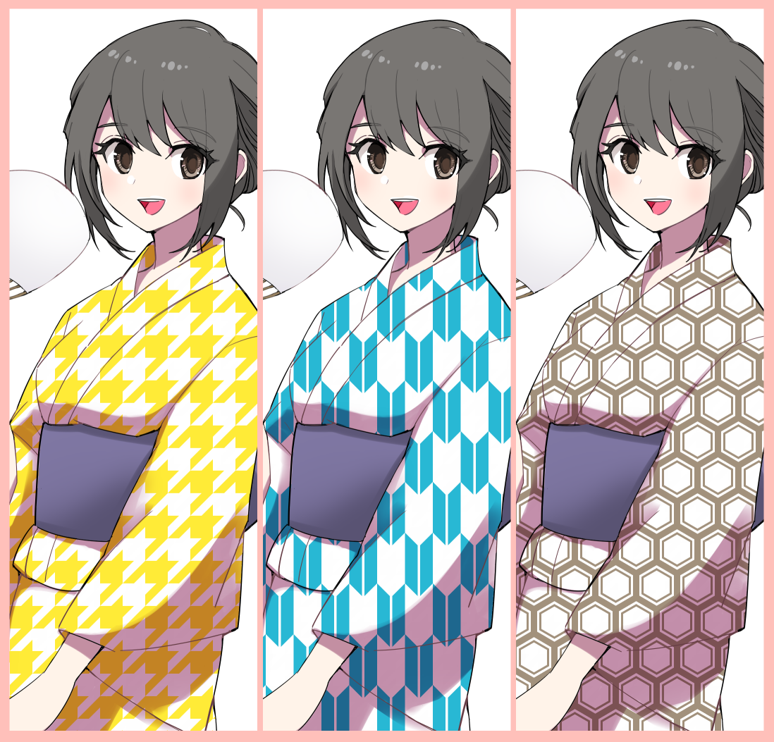 Draw a yukata using Japanese pattern filters! | MediBang Paint - the ...