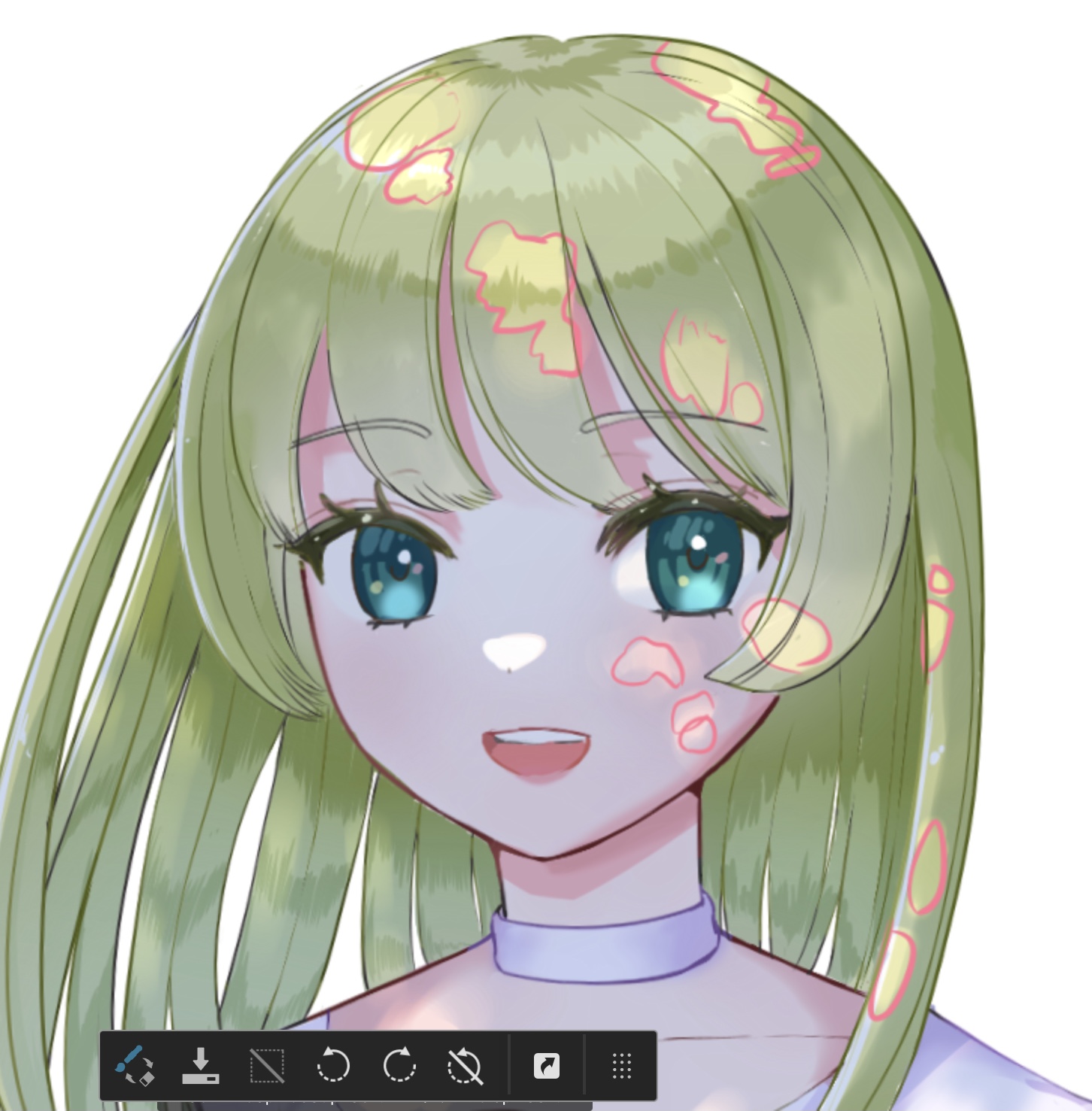 Let’s draw the sunlight through the leaves | MediBang Paint - the free ...