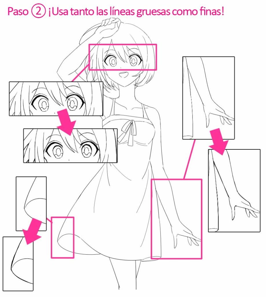 Cómo mejorar el arte lineal de manera fácil | MediBang Paint