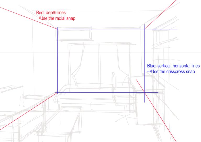 Manga Tutorial for Beginners 12: Let's Draw a Room Interior in ...