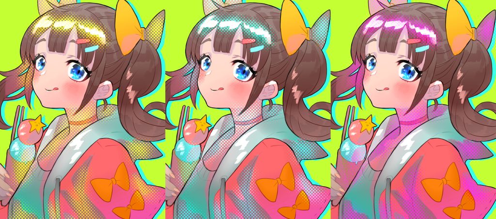 Use halftone layers to easily draw dots | MediBang Paint - the free ...