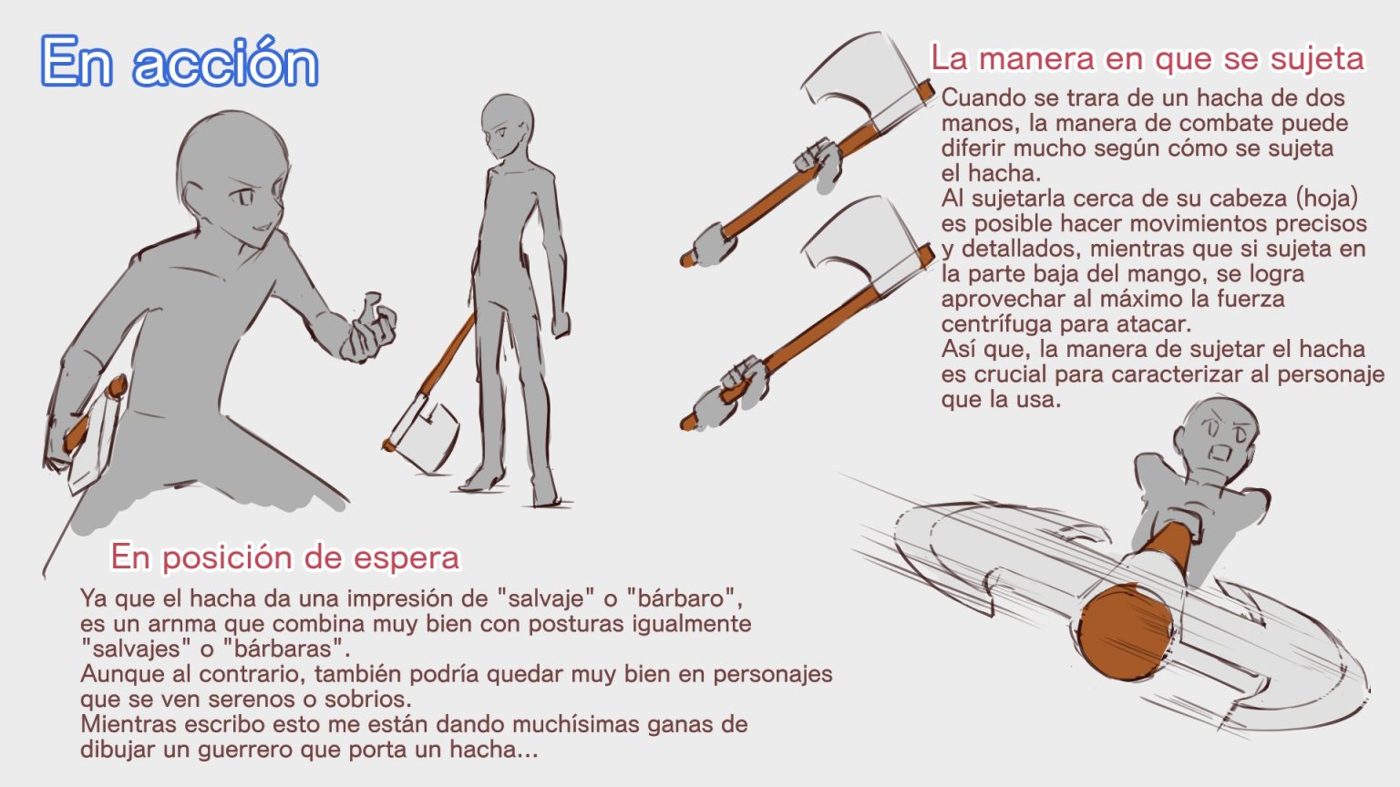 【Diseño de armas】Pongámonos a dibujar armas: hacha de armas | MediBang ...