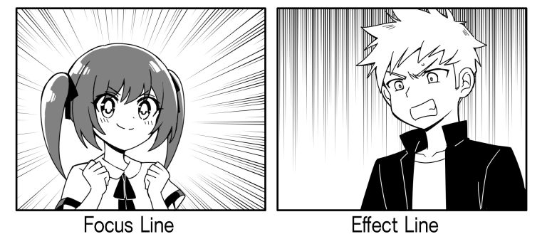Manga Tutorial for Beginners 13: Let’s Draw Focus/Effect Lines and ...
