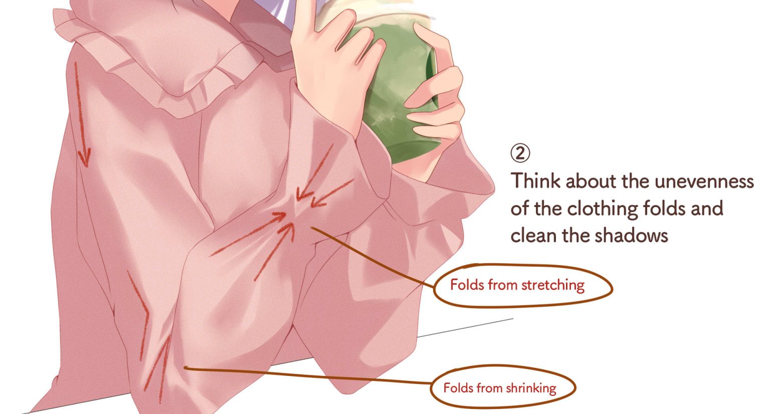 How to draw clothes and fabric folds! | MediBang Paint - the free ...