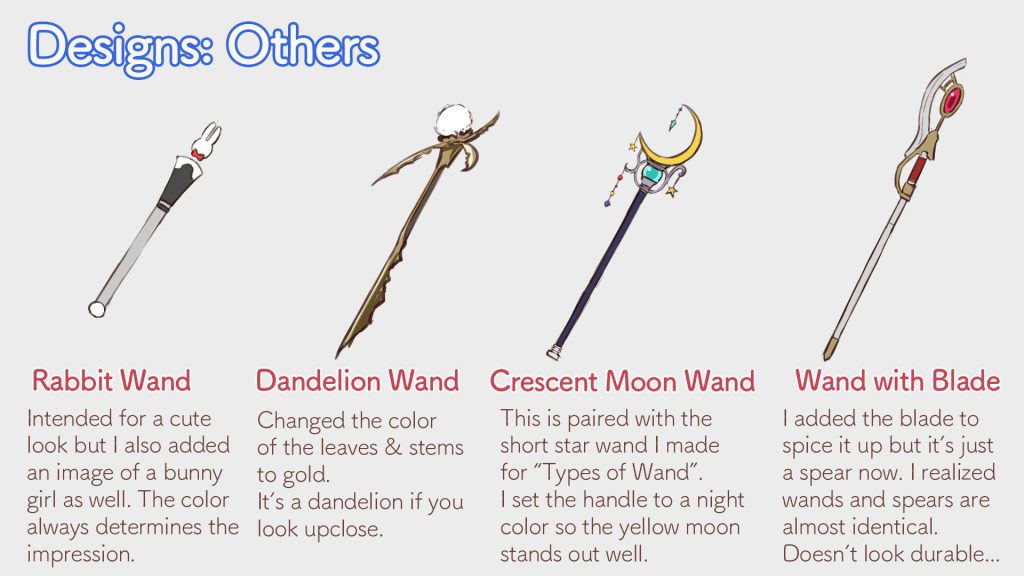 【Weapon Design】Become a Weaponsmith ～Wand Edition～ | MediBang Paint ...