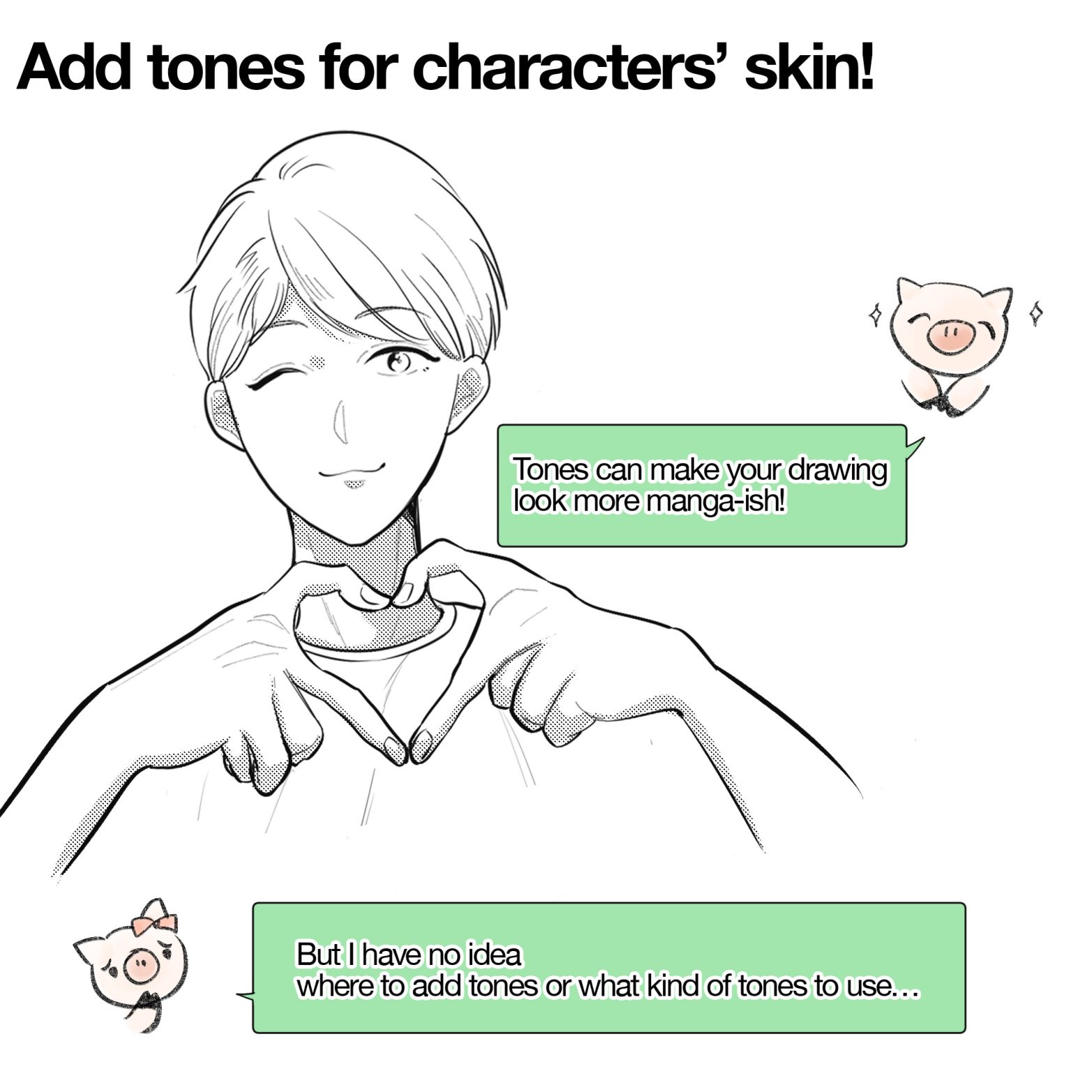 How to draw skin tones for your manga characters | MediBang Paint - the ...