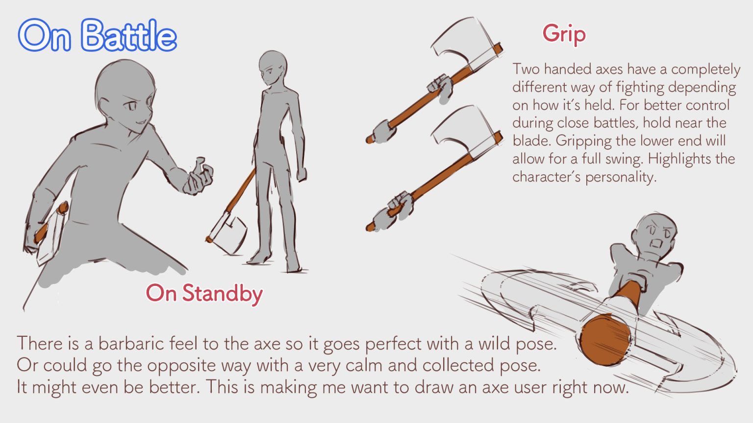 【Weapon Design】Become a Weaponsmith ~Axe Edition~ | MediBang Paint ...