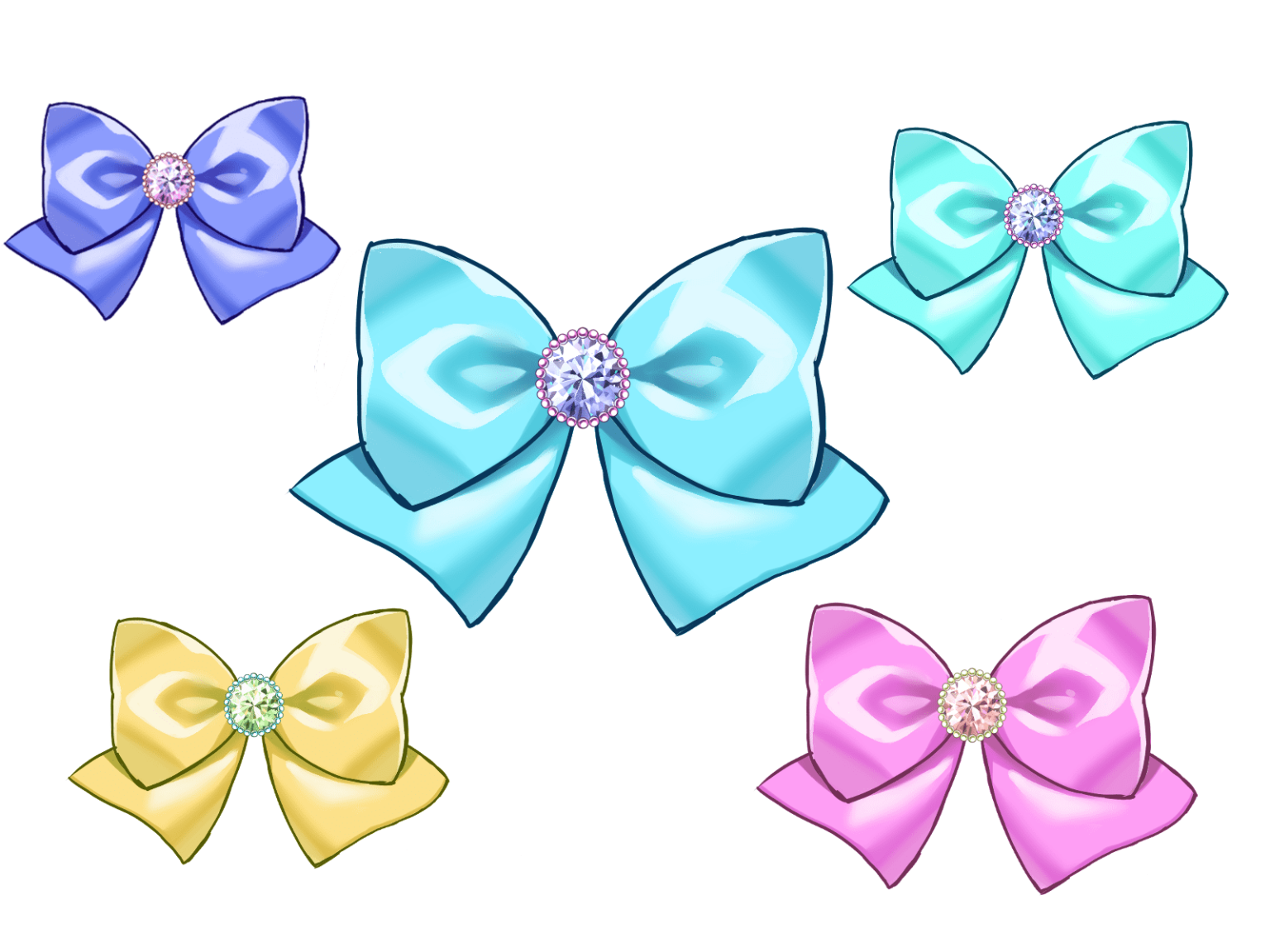 [Easy] How to draw ribbons | MediBang Paint - the free digital painting ...