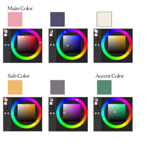 [How to choose colors] Lectures on character coloring scheme | MediBang ...