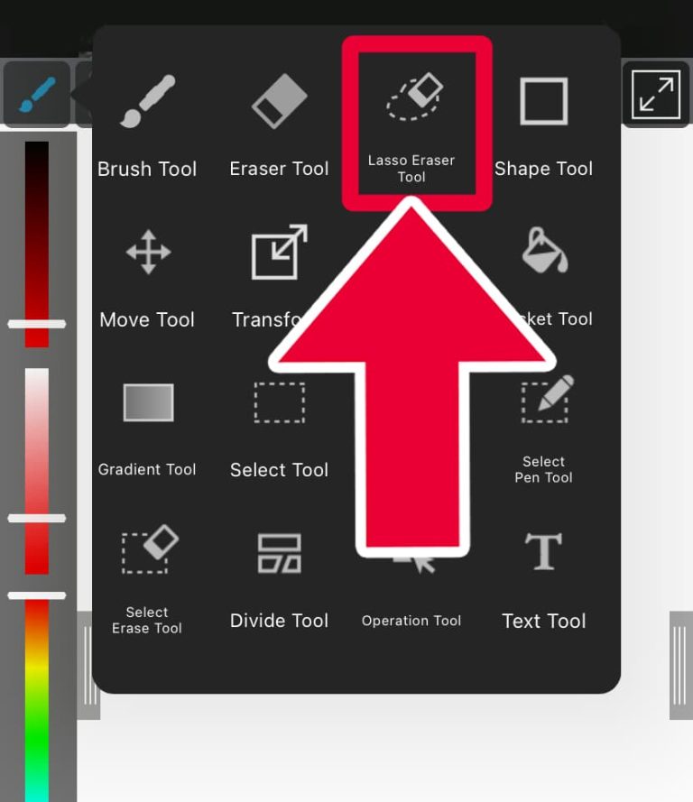 How to use the Eraser(Lasso) Tool | MediBang Paint - the free digital ...