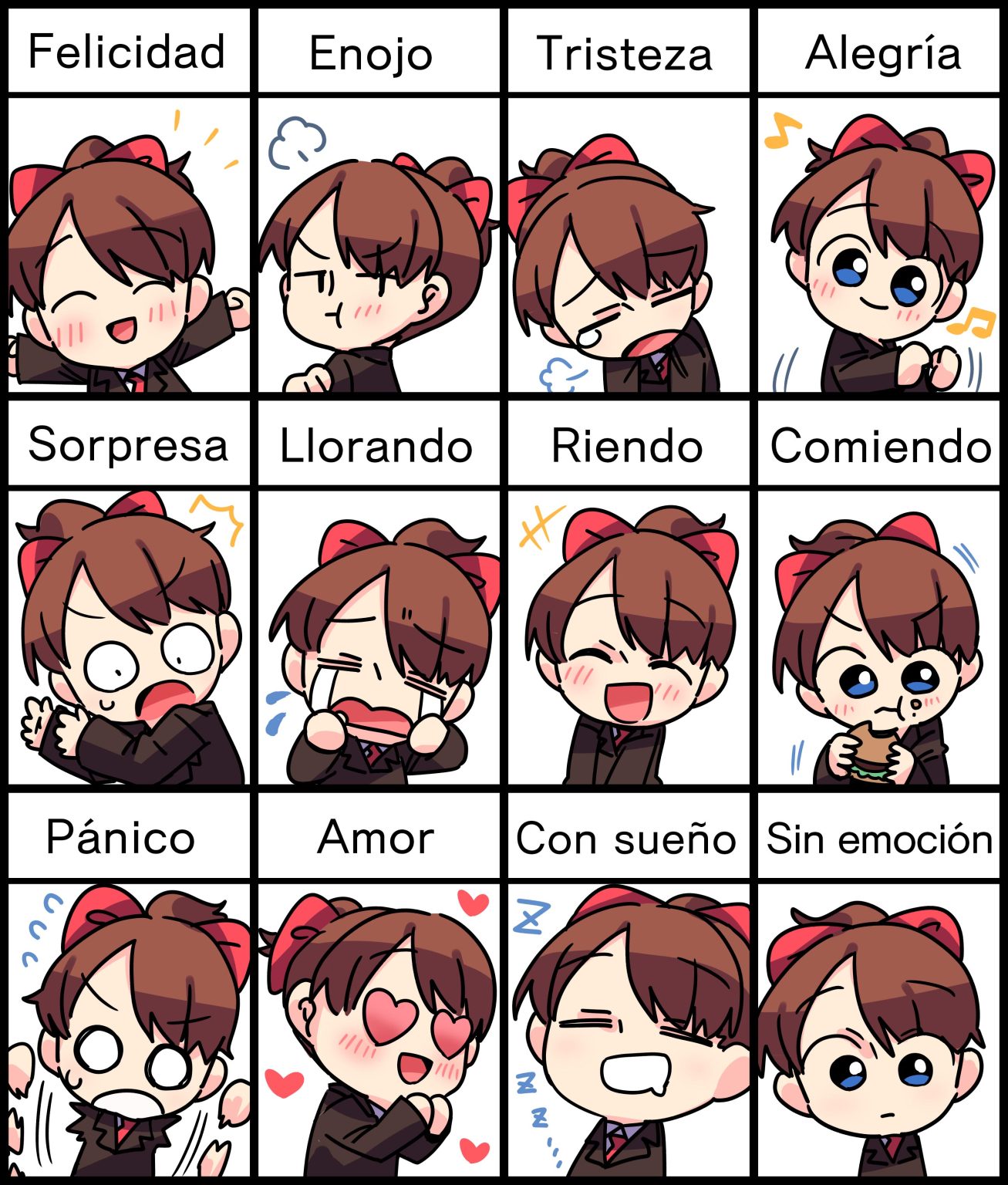 ¡Practiquemos Cómo dibujar expresiones faciales! | MediBang Paint - the free digital painting ...