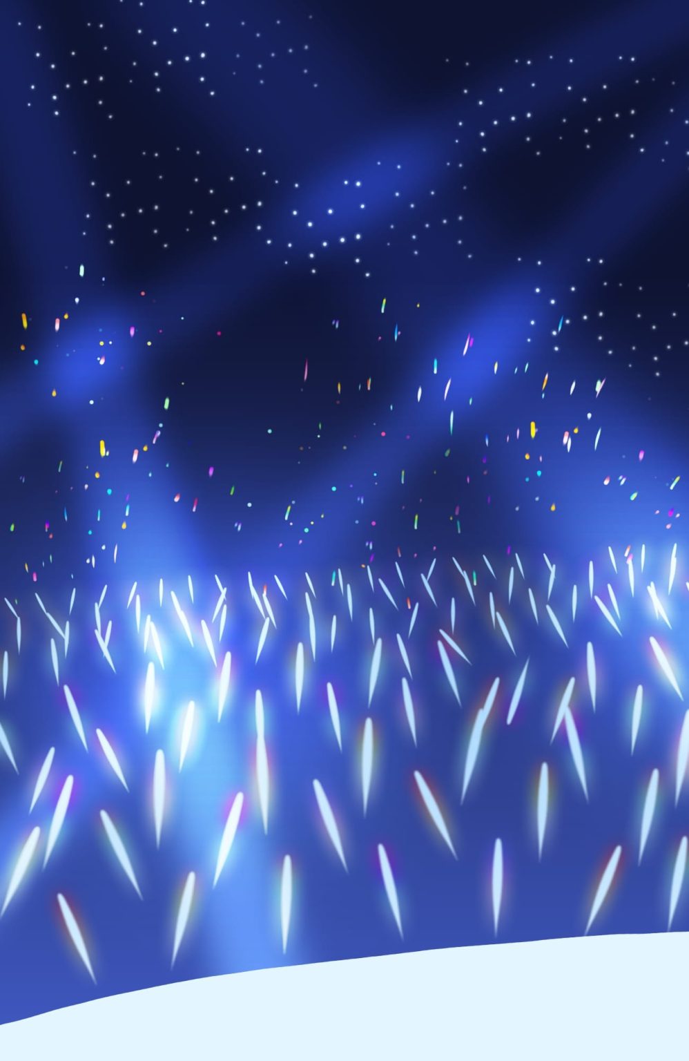 Easy! How to draw sparkling backgrounds and backlighting | MediBang ...