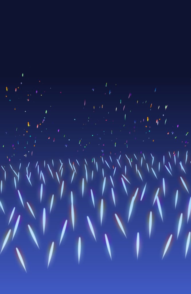 Easy! How to draw sparkling backgrounds and backlighting | MediBang ...