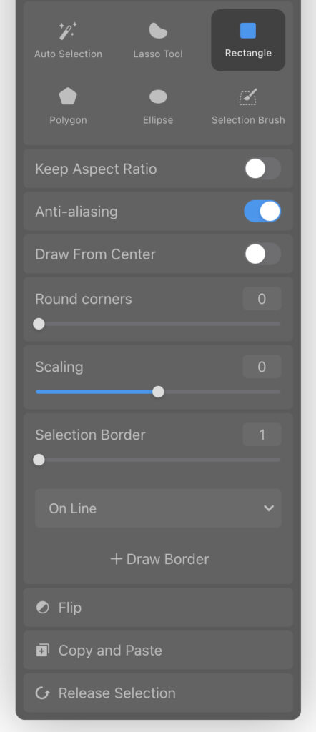 Shape Selection | MediBang Paint - the free digital painting and manga creation software
