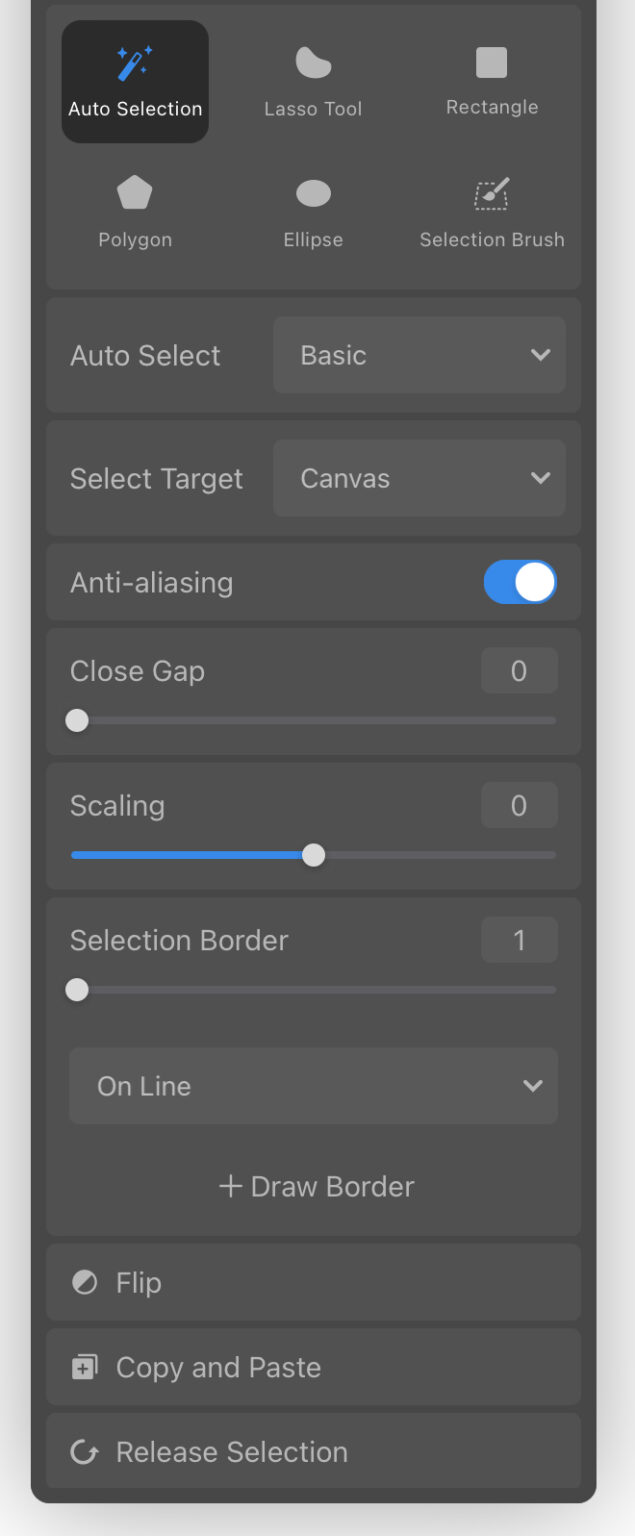 Auto Selection | MediBang Paint - the free digital painting and manga creation software