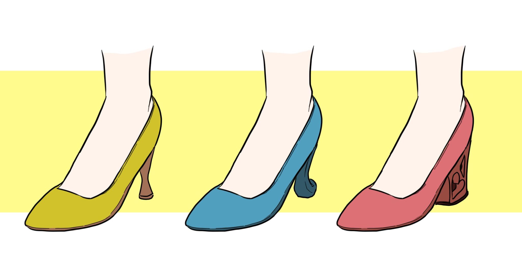 ハイヒールの描き方を実例で解説！基礎から応用編で学ぶ | MediBang Paint – 無料のイラスト・マンガ制作ツール