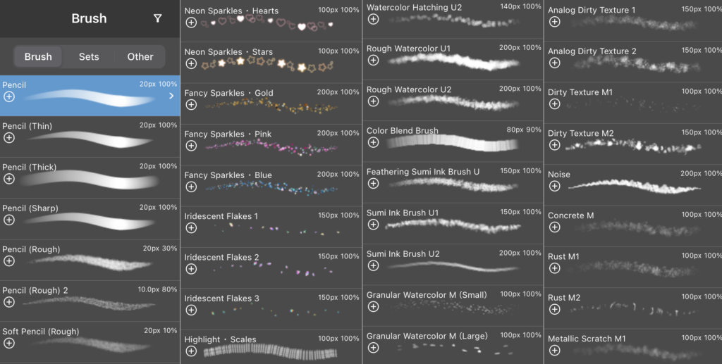 View an Ad and Unlock Medibang Paint Premium Brushes for Free! Over 900 ...